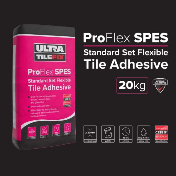Flexible Slow set Adhesive for tilling with underfloor heating