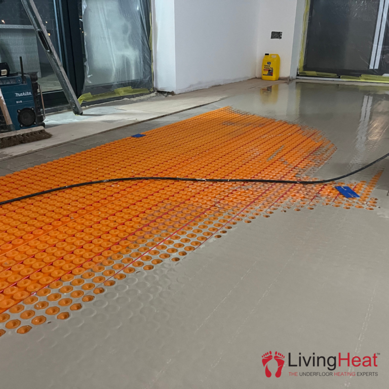 Self Levelling Compound for use with underfloor heating